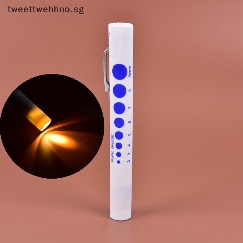 TW First Aid Pen LED Nurse Diagnosis Penlight With Pupil Gauge Pen ...