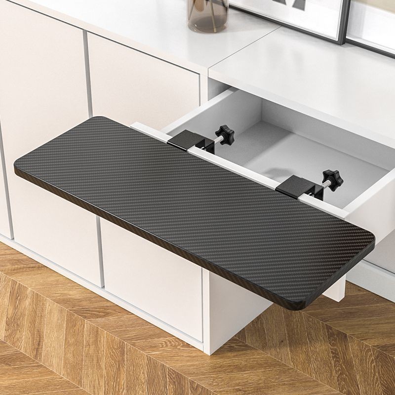 Desktop Extension Board with Drawer Punch-Free Drawer Special Widening ...