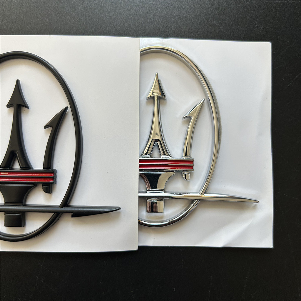 2pc Car ABS Decals Sticker For Maserati Granturismo Quattroporte GTS ...