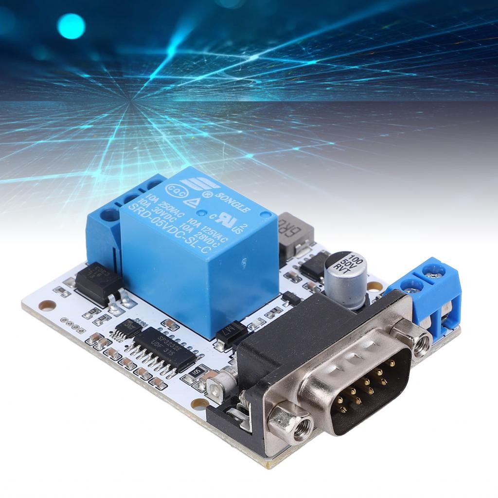Supergoodsales Relay Module 1 Channel 8 Bit MCU Safe Serial Port Control Board PCB for Industry ...
