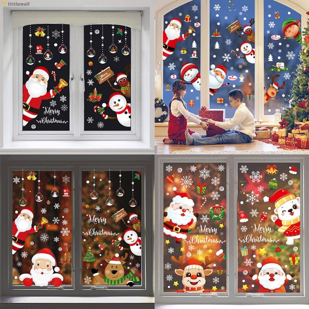 Dazzling and Fun 8 Inch Christmas Window Decals to Celebrate the Season ...