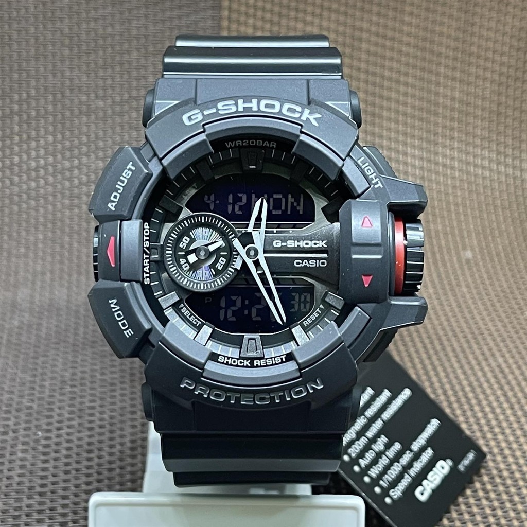 Casio G-Shock GA-400-1B Magnetic Resistant Standard Analog Digital Men ...