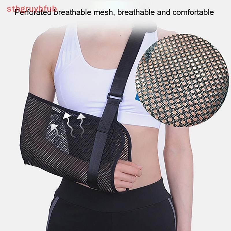STHB Breathable Arm Sling Adjustable Support Strap Lightweight ...