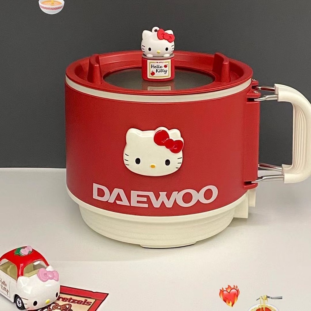Hello Kitty electric cooking pot student dormitory multi-functional one ...