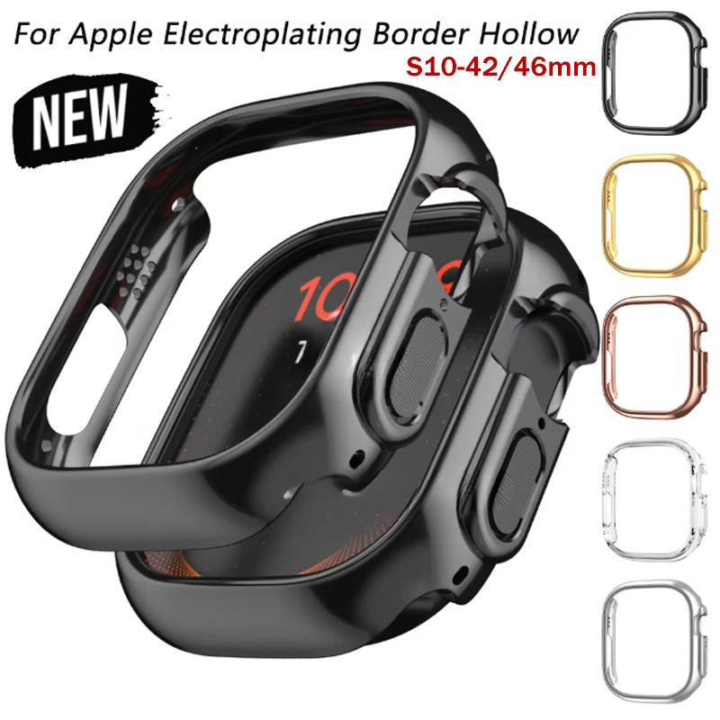 Matte Cover Hard PC Shockproof Edge Protective Bumper for Apple Watch ...
