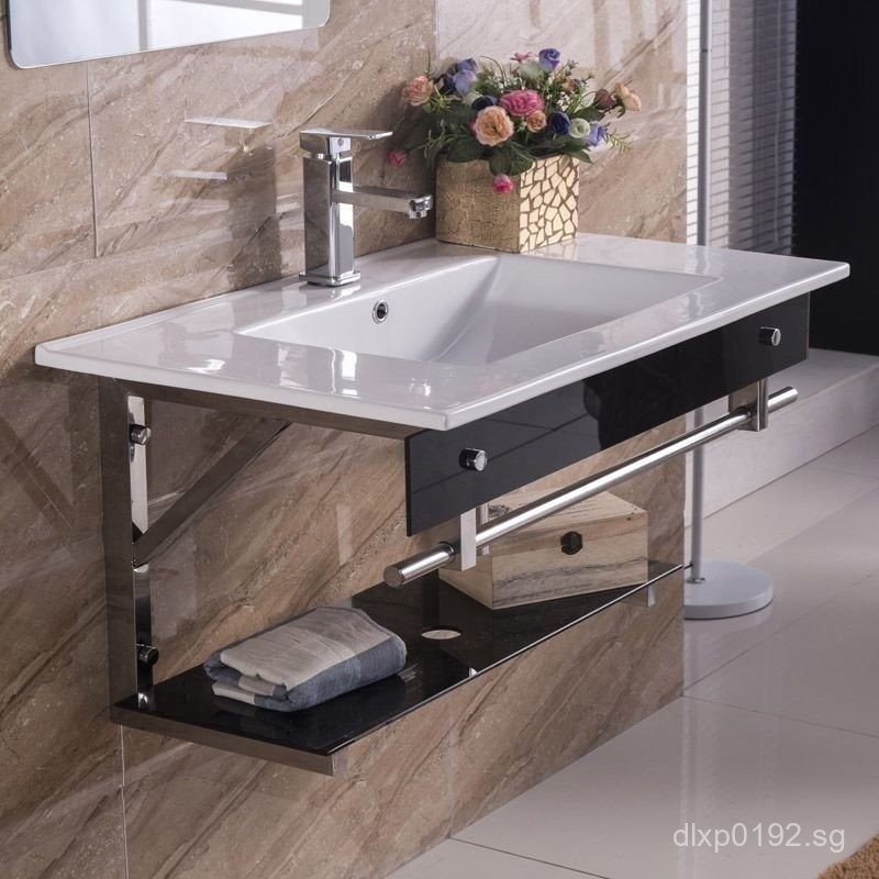 Overall Wash Basin Set Wall-Mounted Bracket Wall-Mounted Wash Basin ...
