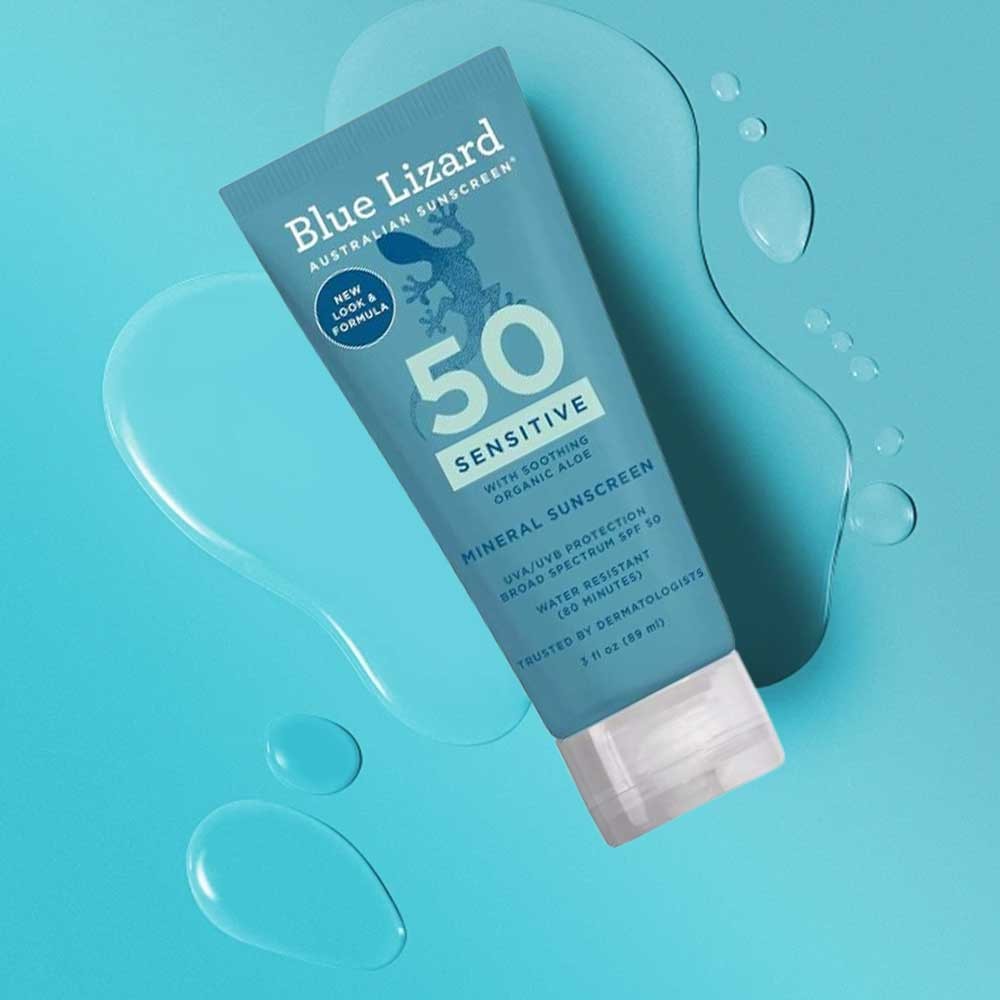 Blue Lizard SENSITIVE Mineral Sunscreen SPF 50+ 148ml | Shopee Singapore