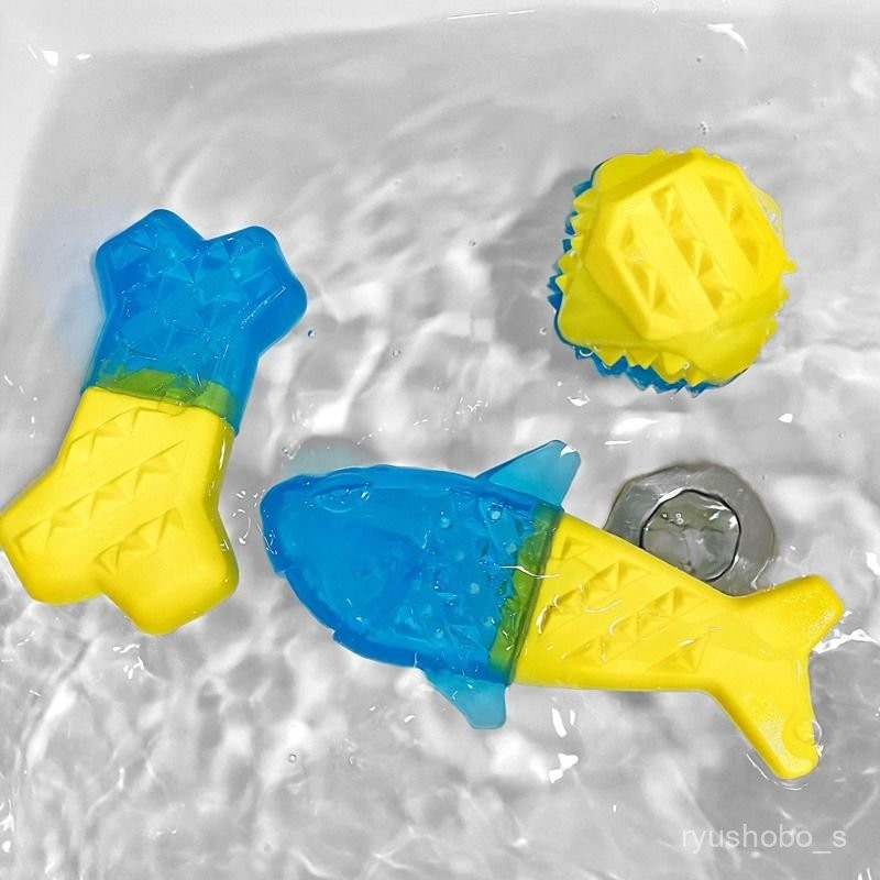 Dog Toy Frozen Summer Cooling Bone Resistance Munchkin Soothing Chews ...