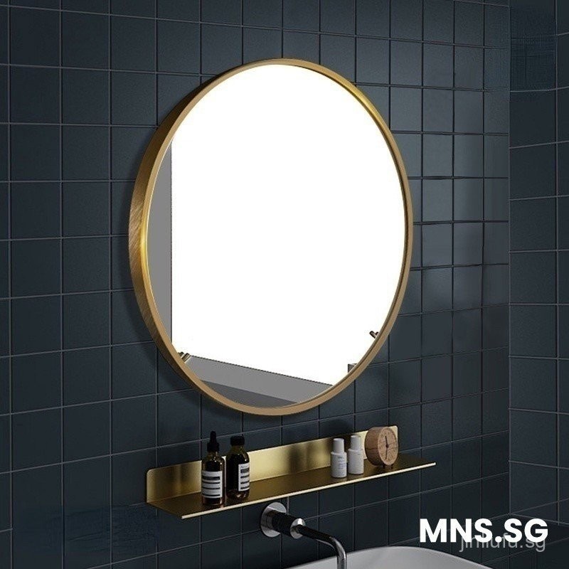 Round toilet mirror Circle mirror Wall hang Mirror Round explosion ...