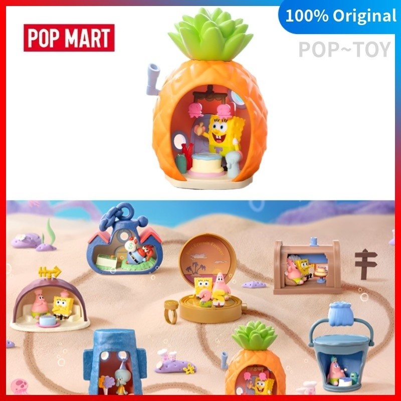 POPMART SpongeBob SquarePants Carnival Anniversary Series Figures Cute ...
