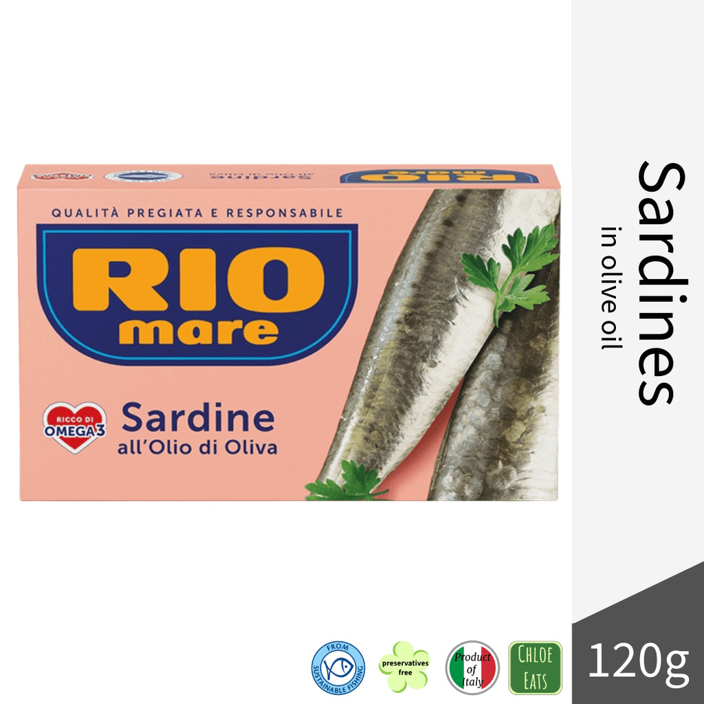 Rio Mare Italian Sardines in olive oil | Shopee Singapore