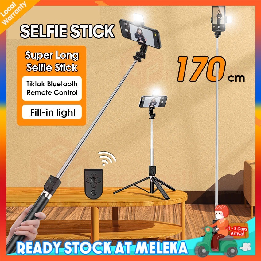 170cm Selfie Stick Extendable Handheld Selfie Self Stick Monopod ...