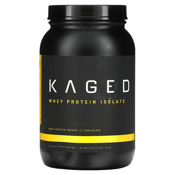 Kaged, Whey Protein Isolate, Chocolate, 3 lb (1.36 kg) | Shopee Singapore