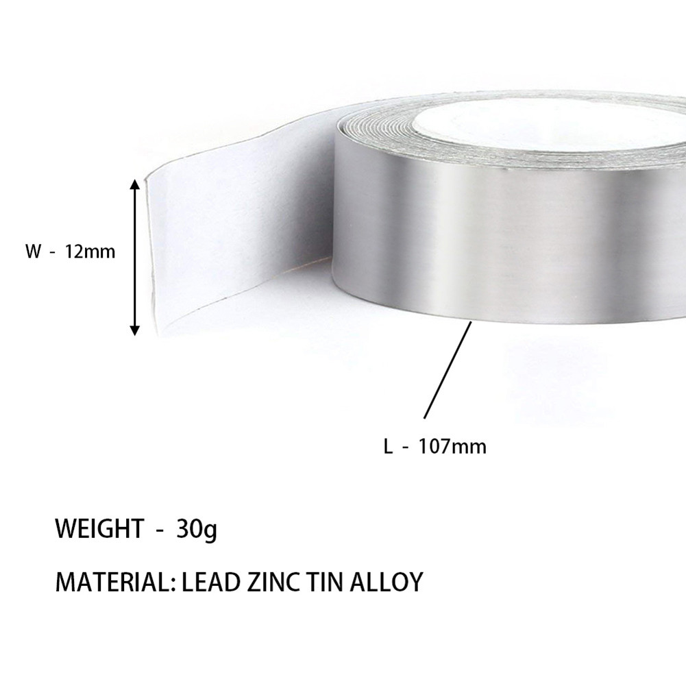 Lead Tape To Add Swing Weight For Golf Club Tennis Racket Iron Putter ...