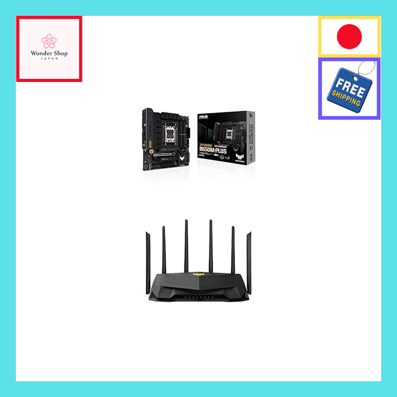 ASUS TUF GAMING Motherboard and WiFi Router Bundle for AMD Ryzen 7000 ...