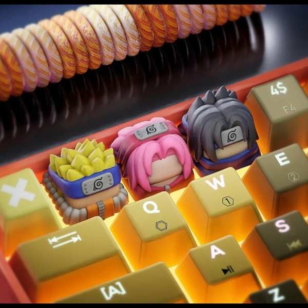keycaps keycaps custom Naruto Keycap Naruto Keycap Sasuke Keycap Sakura ...
