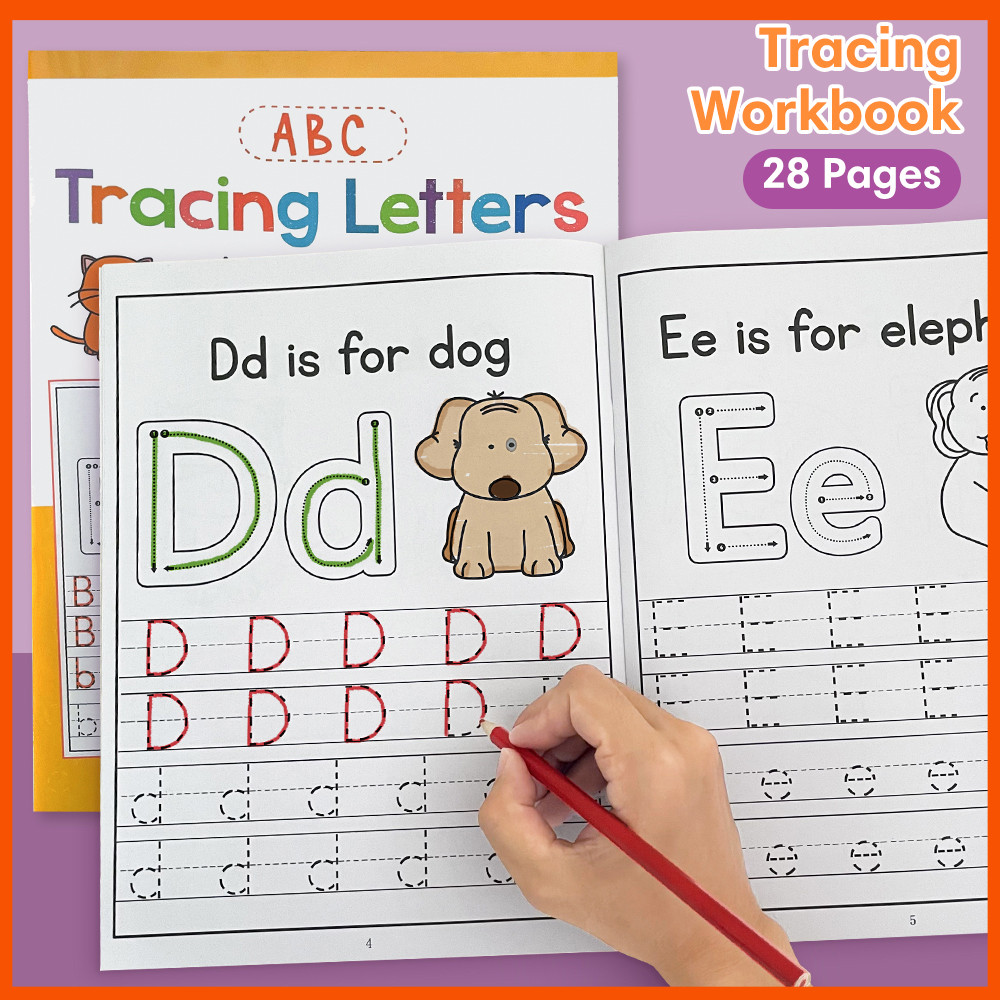26 English Letters Tracing Workbook,28 Pages of A-Z Alphabet Practice ...