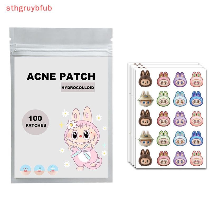 STHB 100pcs Acne Patches Labubu Shaped Acne Treatment Sticker Invisible ...