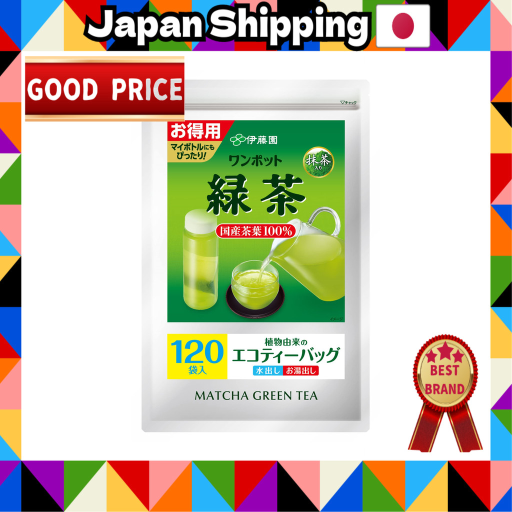 [Delivered from Japan] Itoen One Pot Matcha Green Tea Tea Bags, Value 2 ...