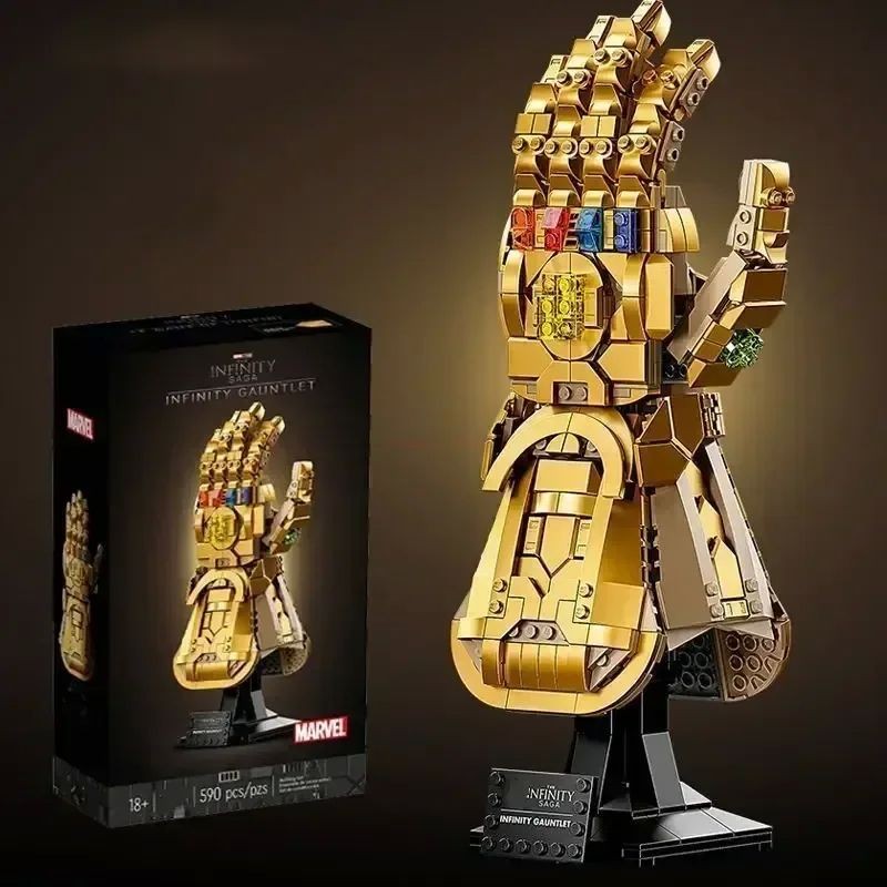 Marvel Assembling Figurines Gauntlet Thanos Infinity Gauntlet Building ...