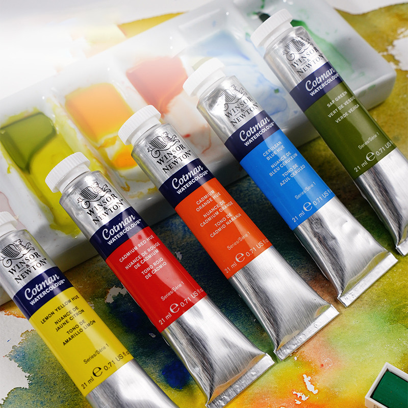 WINSOR NEWTON Water Colour 21ml/Tube high quality Pigment Paint drawing ...
