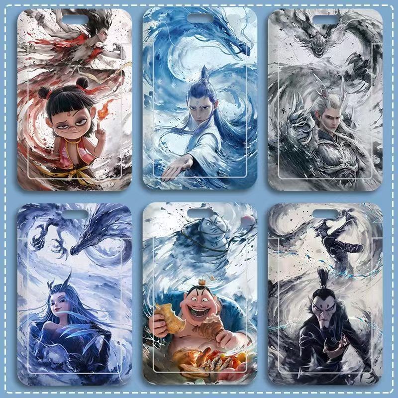 Nezha Card Set Nezha Card Set Nezha Card Holder Student Slide Cover ...