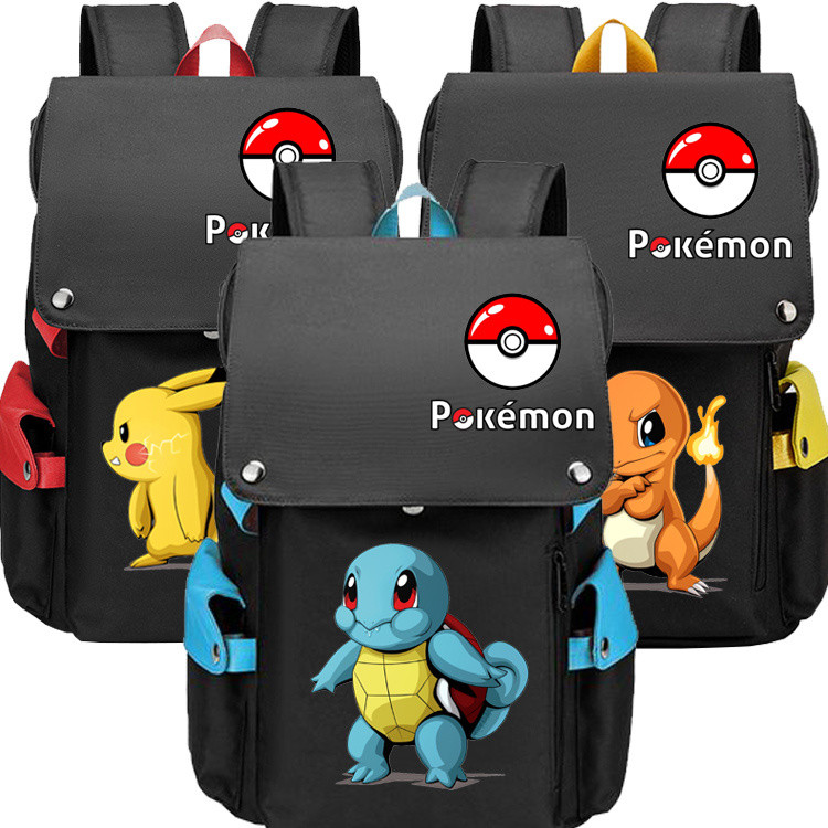 Pokemon Backpack Little Elf Pikachu Little Charmander Squirtle ...