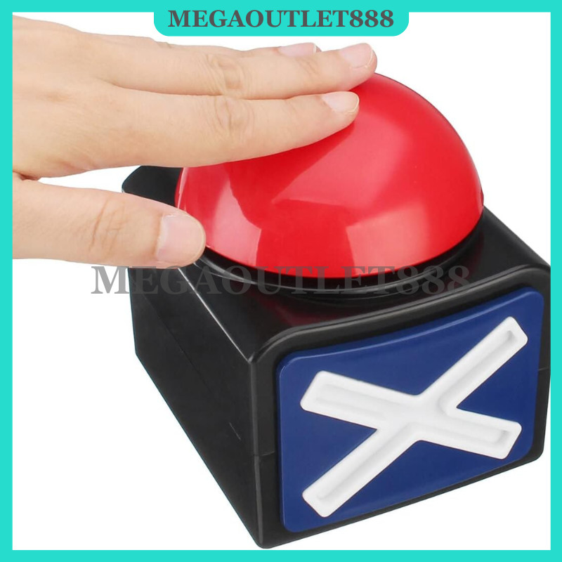 Game Quiz Answer Buzzer Alarm Button with Sound & Light Trivia Quiz Got ...