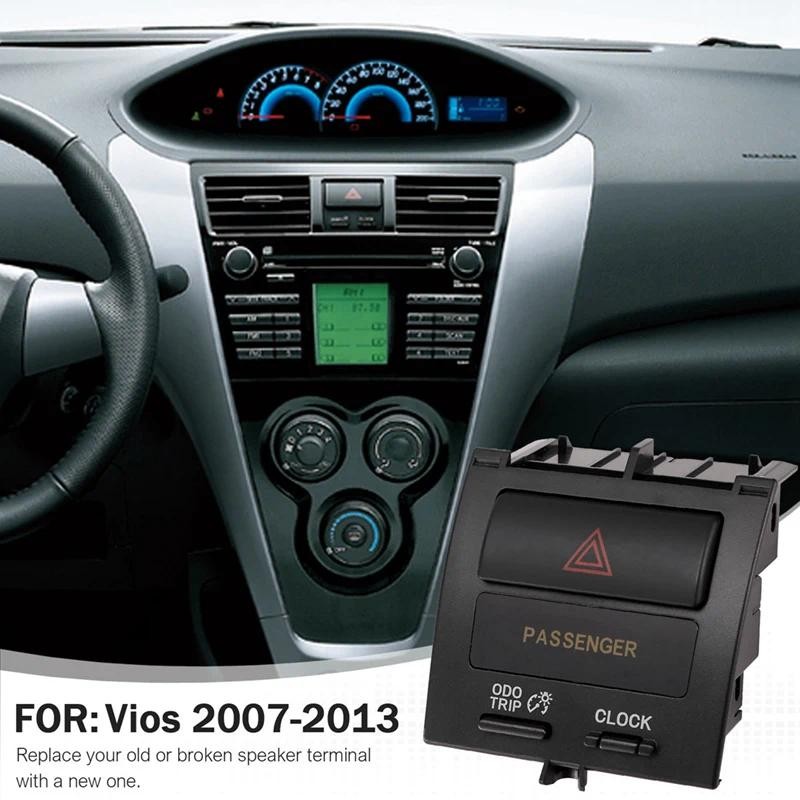 Car Dashboard Emergency Switch Button Assembly Double Flash Button ...