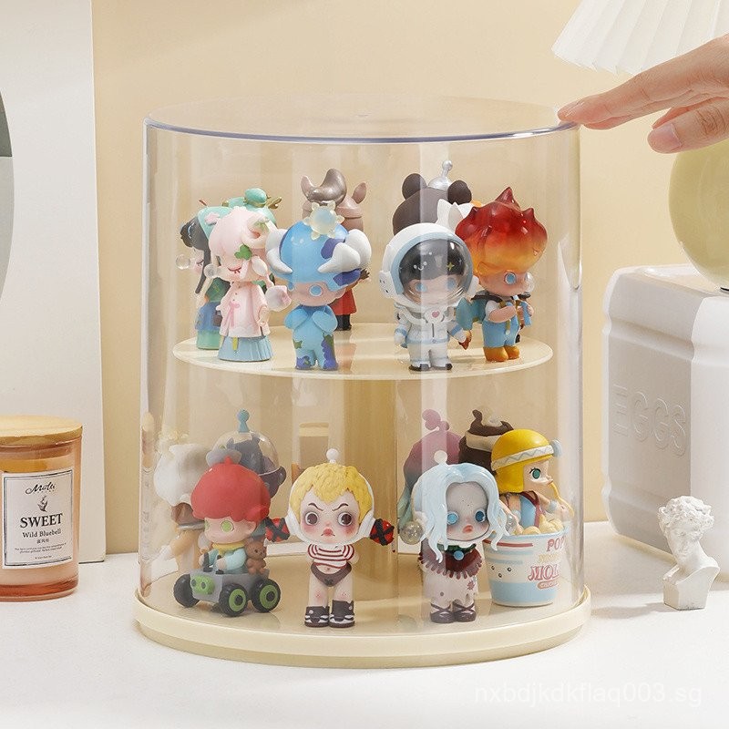 Rotating Blind Box Storage Display Box Transparent Lego Hand-Made ...