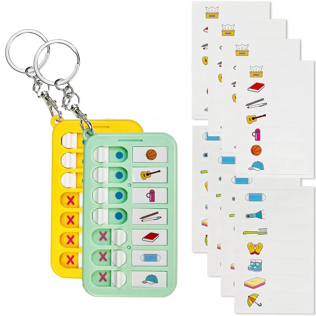 Portable Daily Plan Board Home Chore Chart Keychain Daily Schedule ...