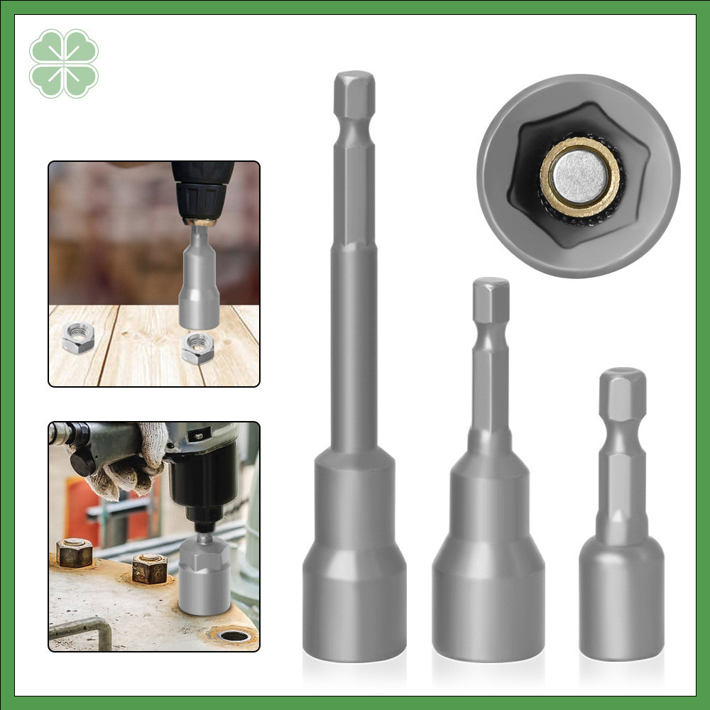 Magnetic Hex Nut Driver Bit Set Strong Magnetic Power Socket Adapter ...