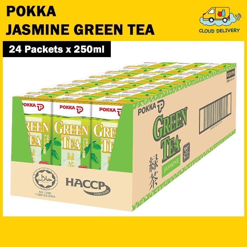Pokka Jasmine Green Tea Packet (24 x 250ml) | Shopee Singapore
