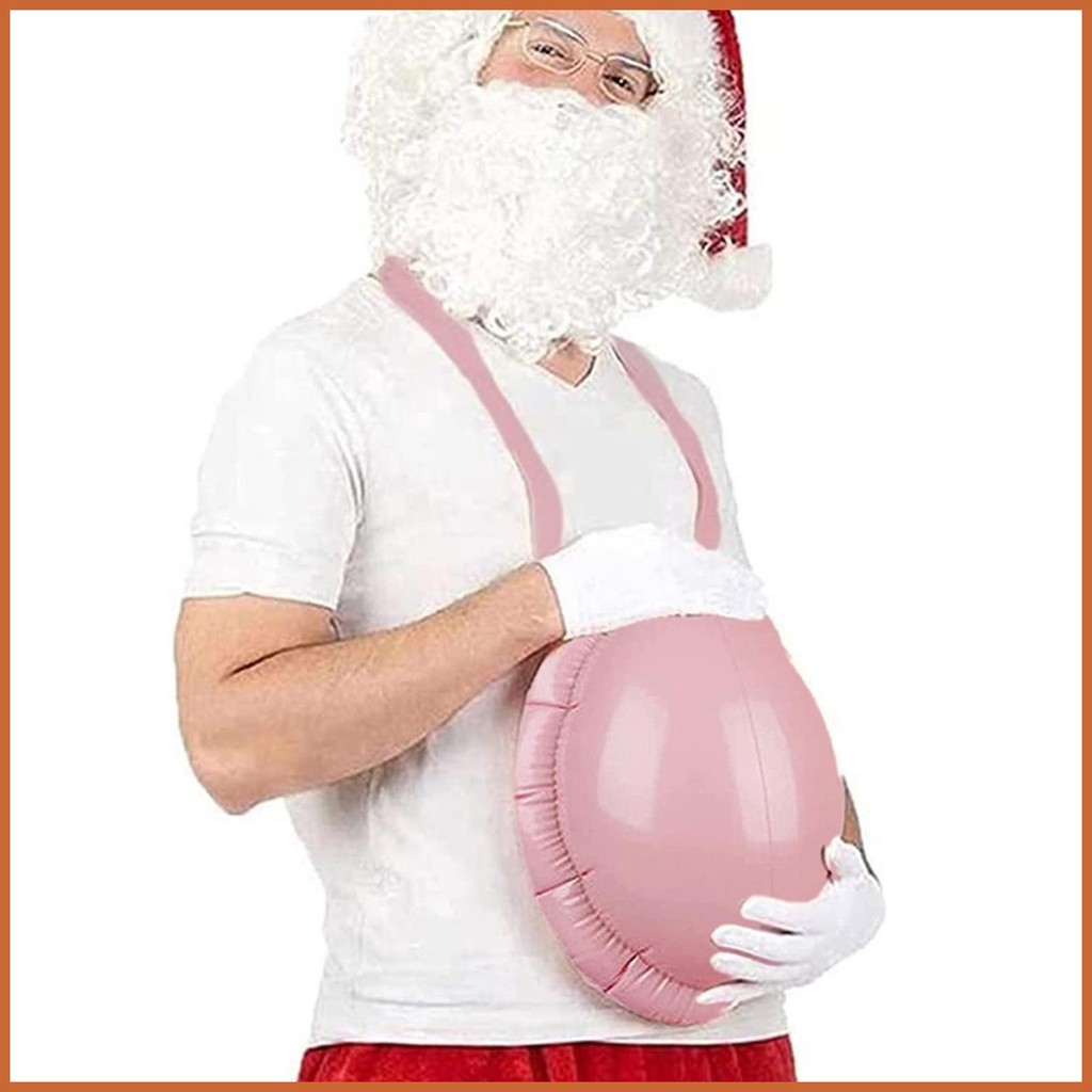 Inflatable Santa Belly Christmas Santa Big Belly Christmas Santa Claus ...