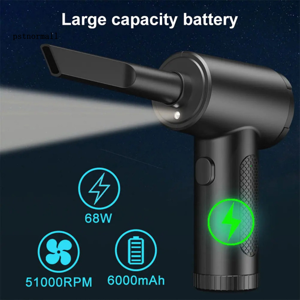 High Airflow Electric Air Duster Keyboard Cleaner Powerful Cordless Air ...