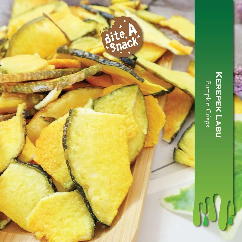 Pumpkin Crisps | Keripik Labu 100g+-/pack | Shopee Singapore