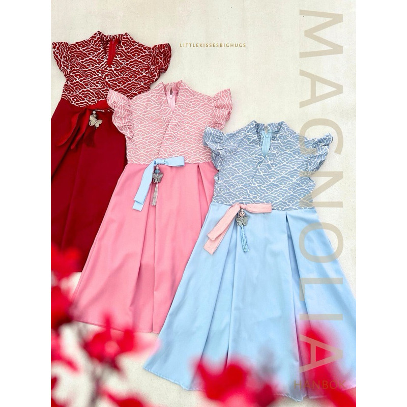 Littlekisses: Magnolia Hanbok (modern hanbok style batik dress ...