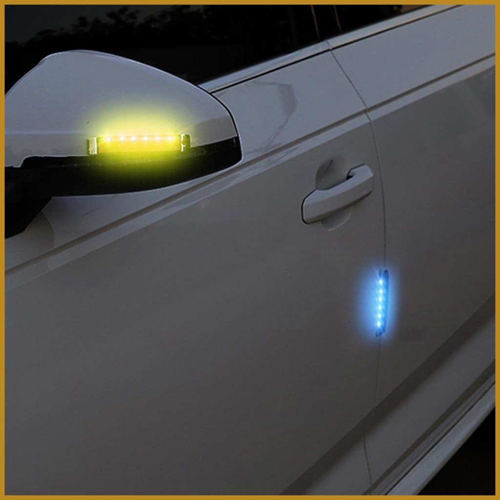 Car Door Warning Light LED Solar Warning Light Car Strobe Light Auto ...