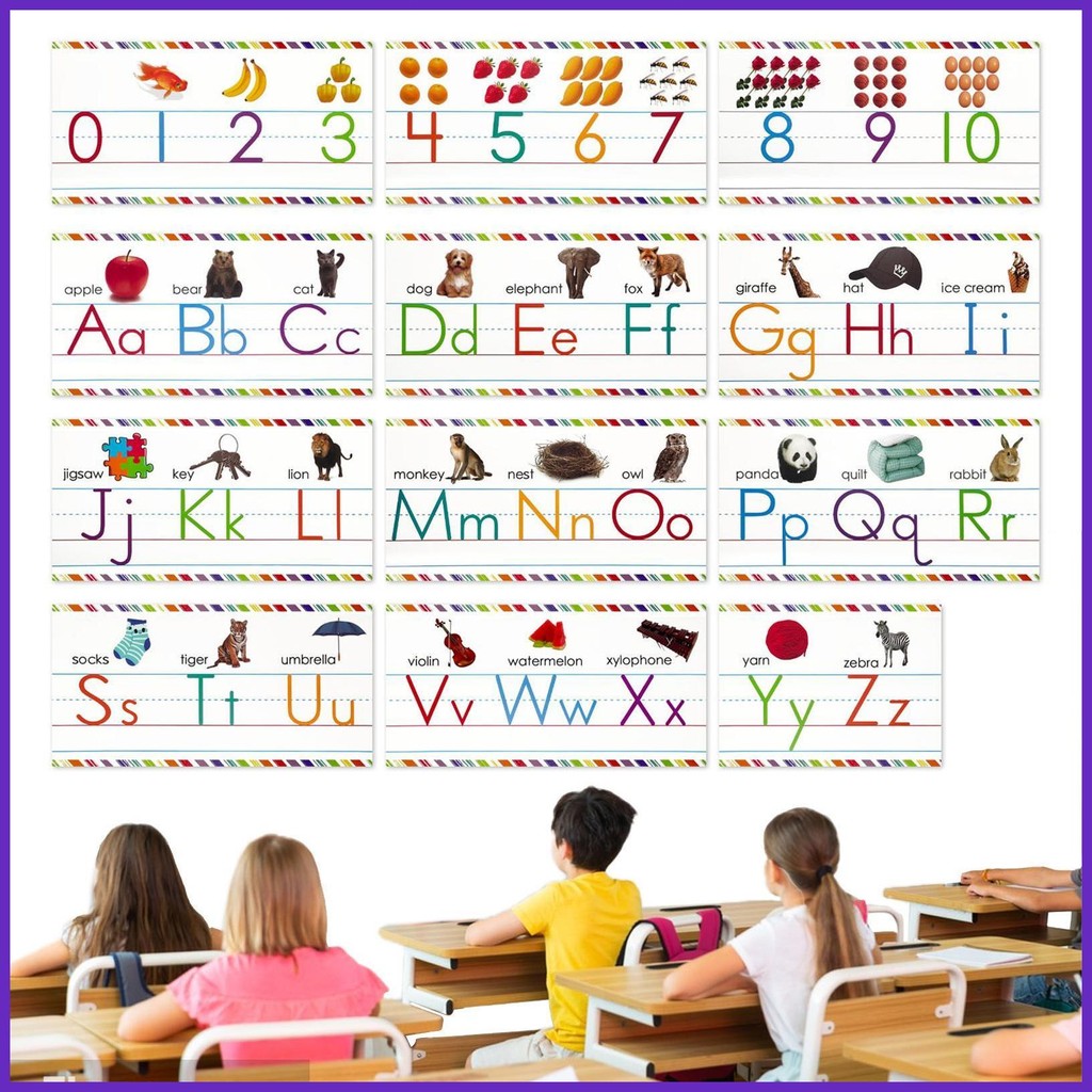 Alphabet Letters for Classroom Wall Wall Decorations Alphabet Display ...
