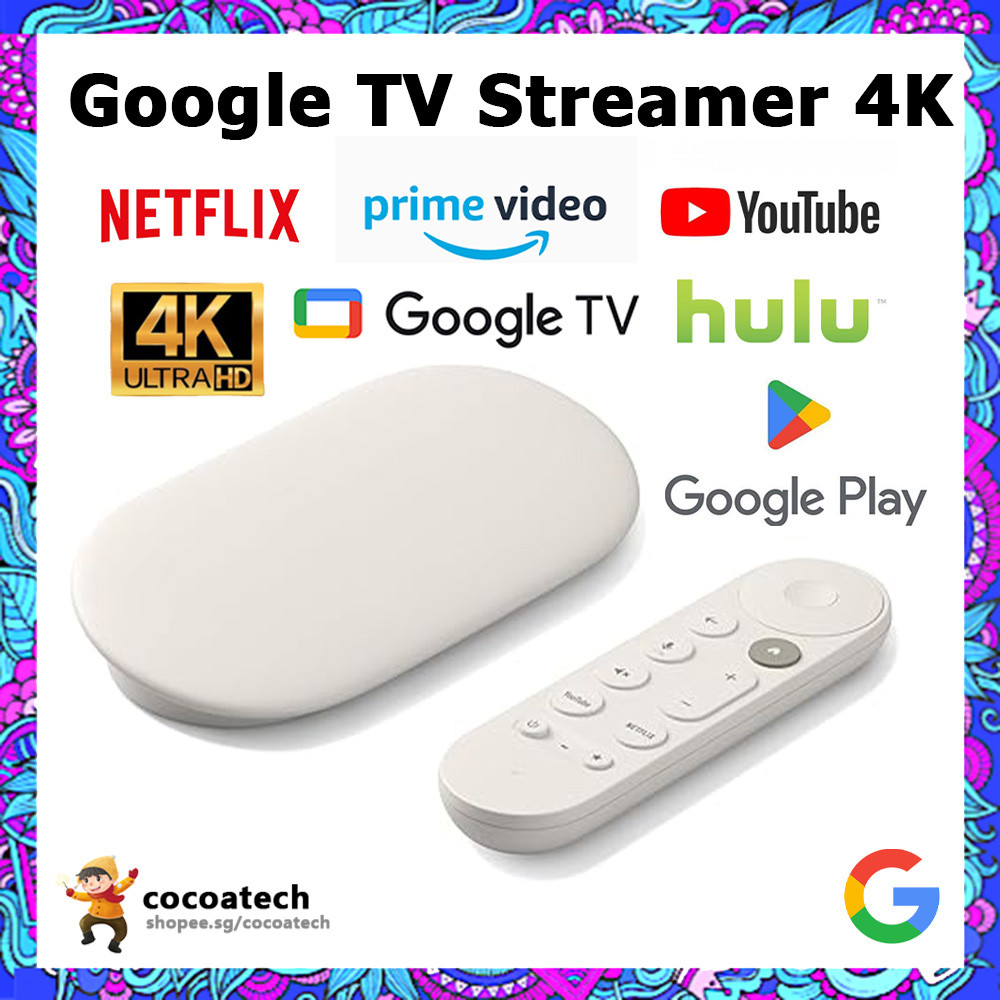 [Ready Stock] Google TV Streamer 4K with Voice Search Remote Watch ...