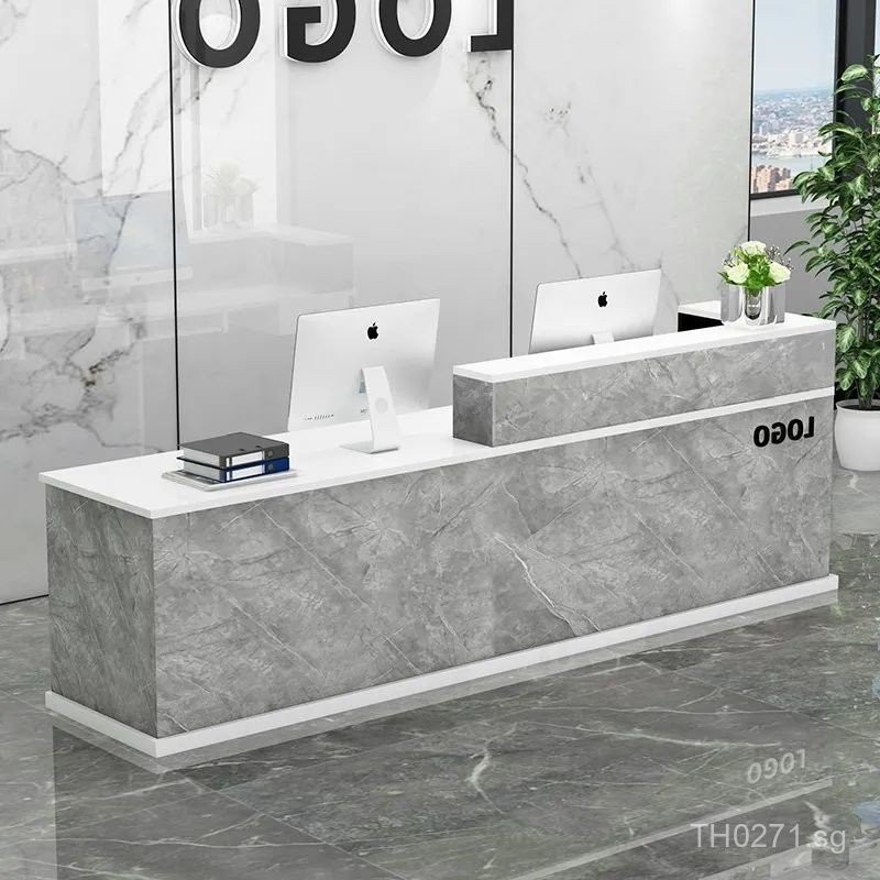 Modern Restaurant Front Desk Simple Bar Counter Reception Desk ...