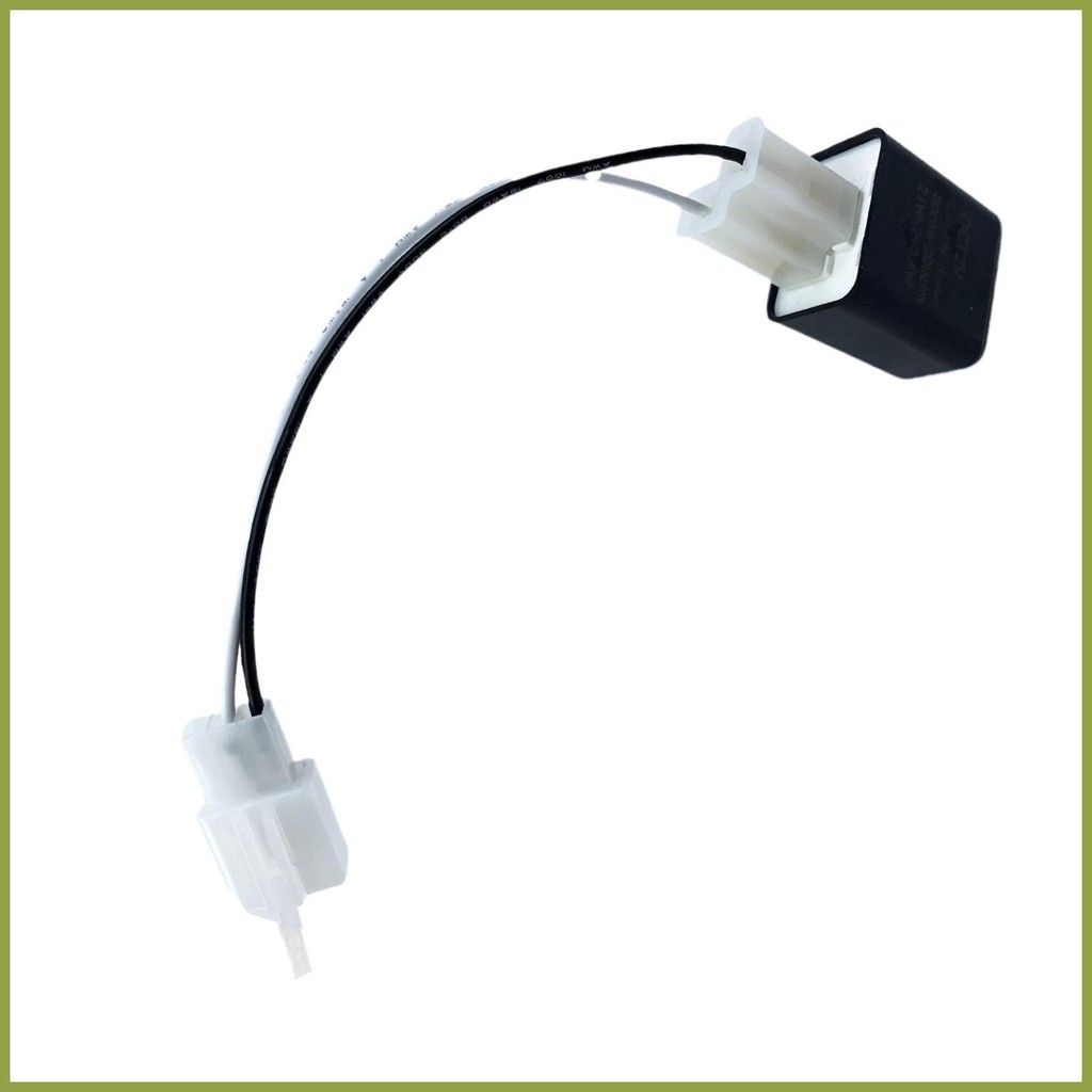 Motorcycle Flasher Relay 2-Pin Cable Adapter Connector Relay Quick ...