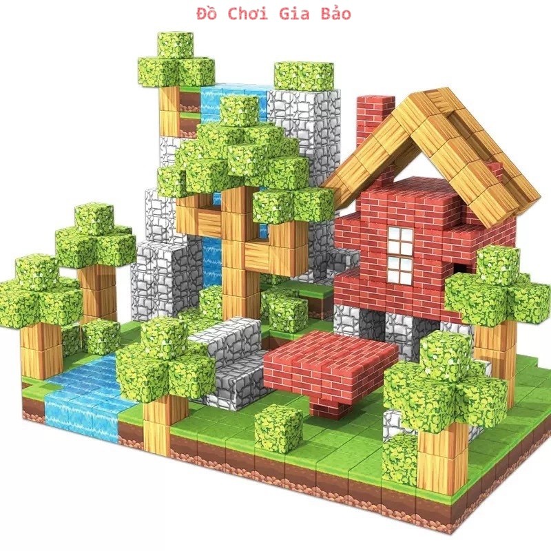 MineCraft 2x2 Magnetic Blocks, Creative Construction Assembly Toys for ...