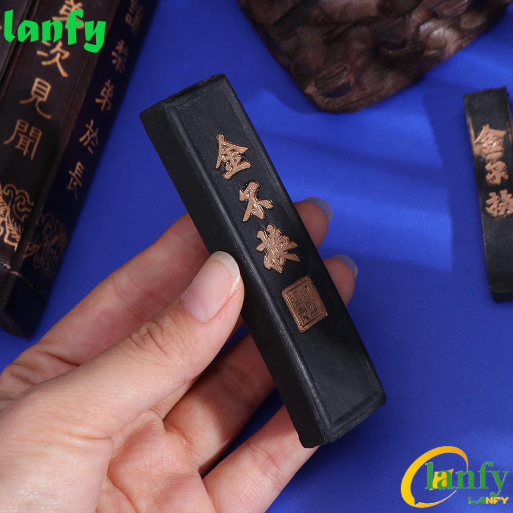 LANFY Calligraphy Ink Stick, Painting Black Grinding Ink Block, Ancient ...