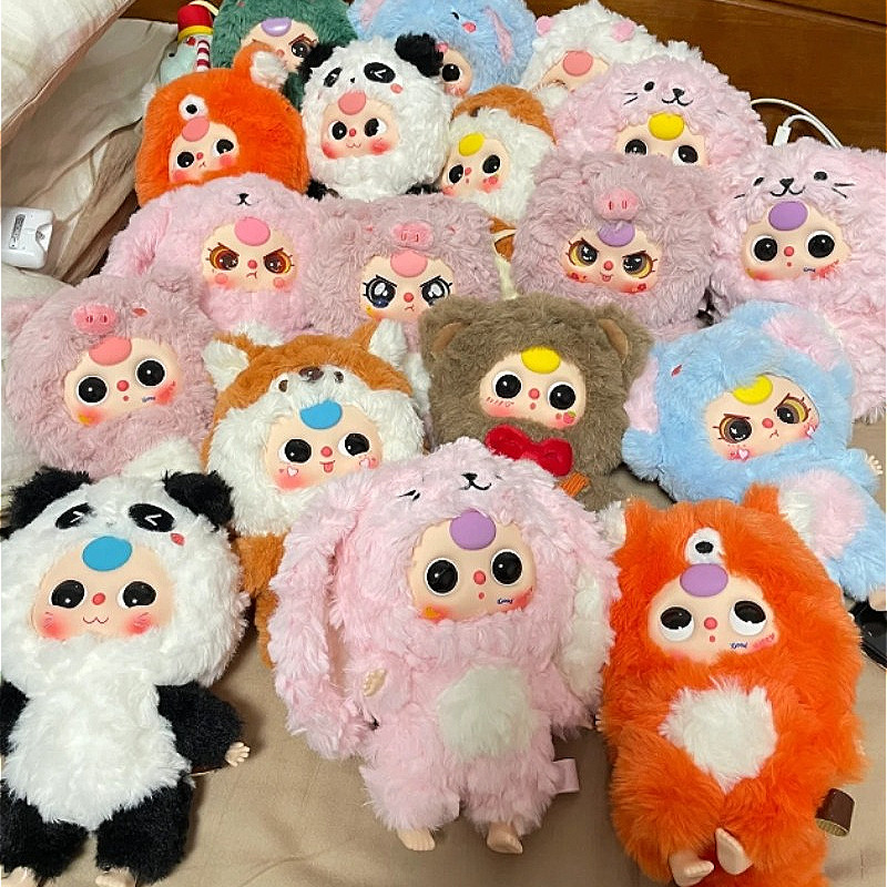 Baby Three V3 Plush Blind Box Cute Vinyl Face Mysterious Surprise ...