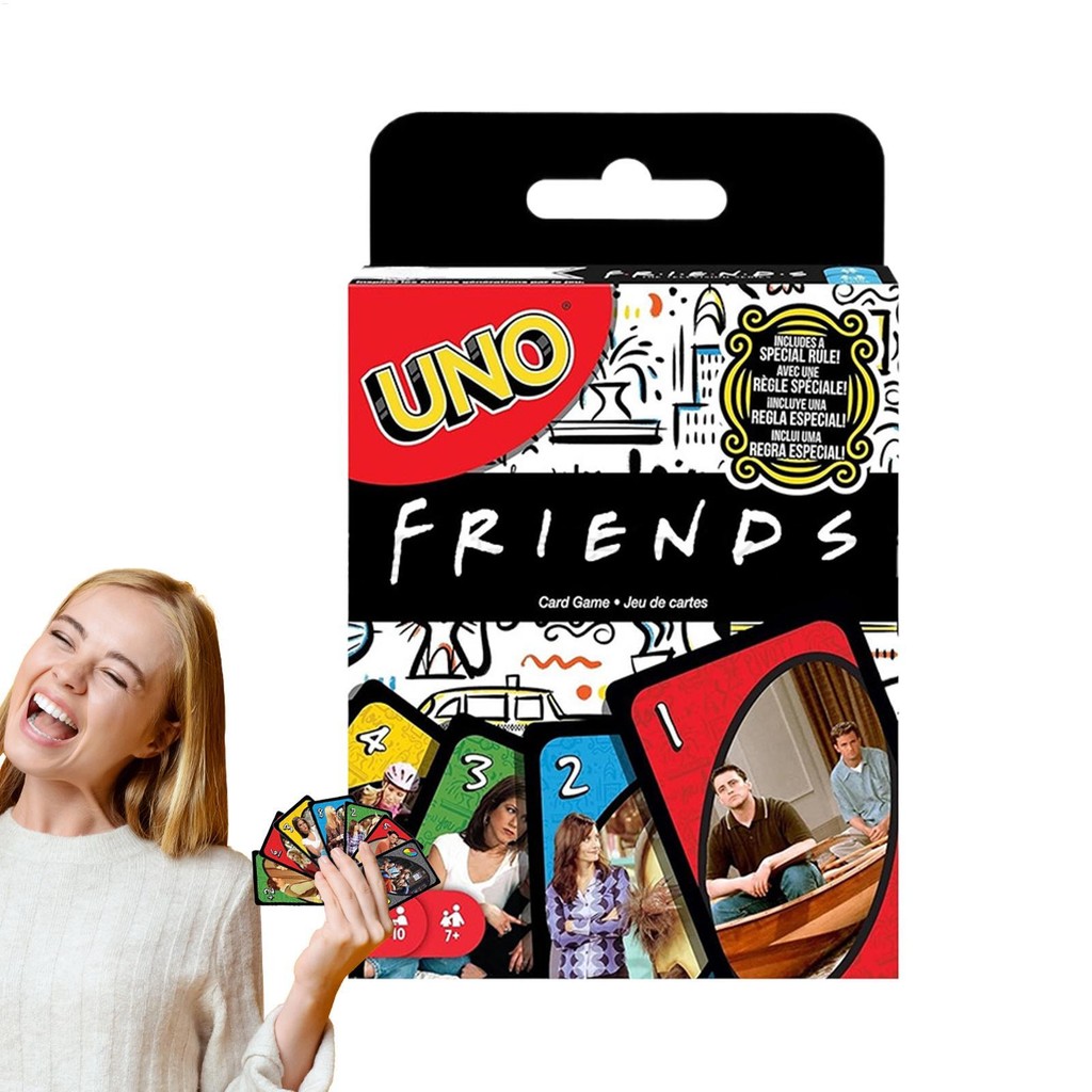 UNO Friends Card Game For Family, Adult Party Nights, Collectible ...