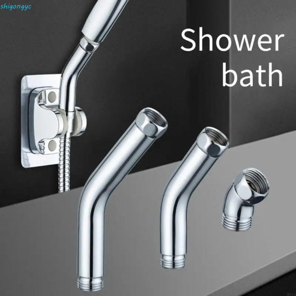 SHIGONG Shower Head Elbow Connector, G1/2" with Washers Shower Arm ...