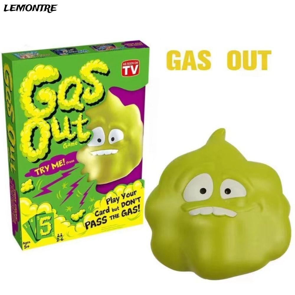 LEMONTRE Gas Out Family Party Game, Funny Hilarious Fart Card Game ...