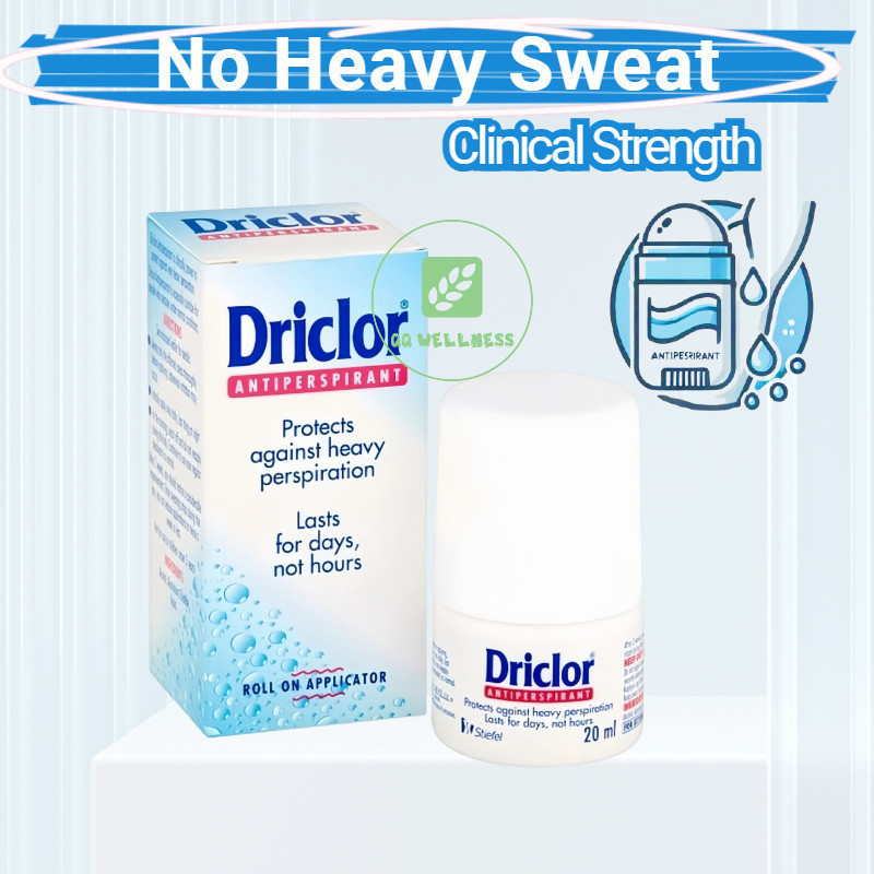 Driclor Antiperspirant Roll On 20mL | Shopee Singapore