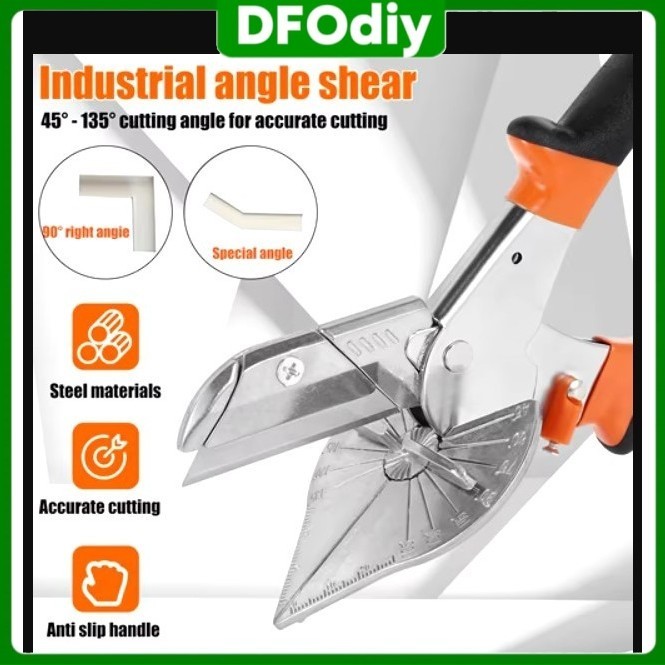 DFOdiy Angle Shear 45-135 Degree Miter Cutter PVC PE Plastic White ...